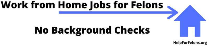 Online Jobs For Felons - Work From Home - No Background